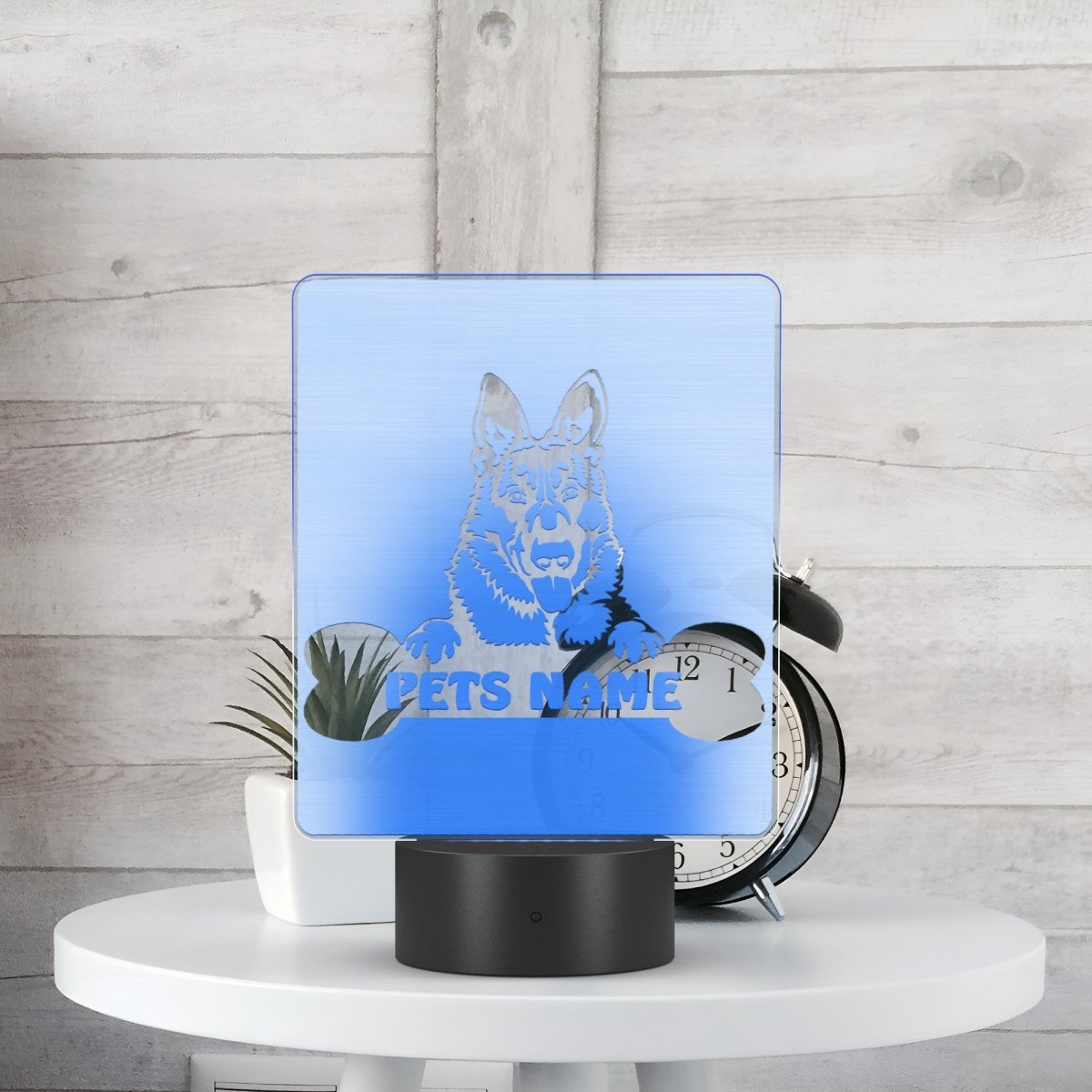 Customized German Shepherd LED Sign – Best Friends Art