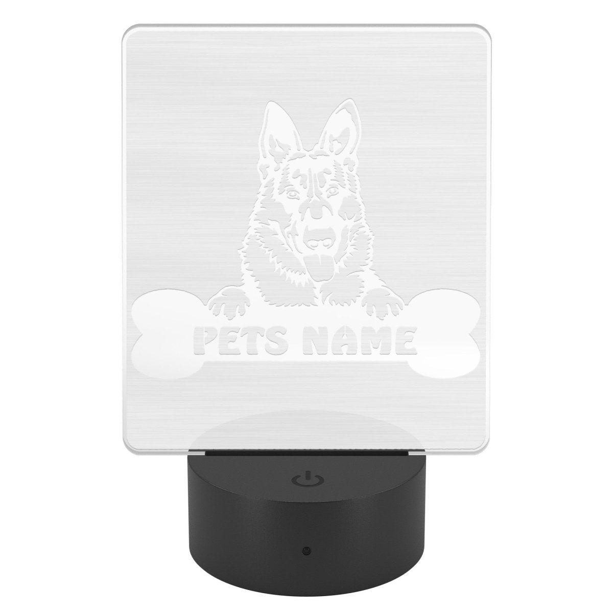 Customized German Shepherd LED Sign – Best Friends Art