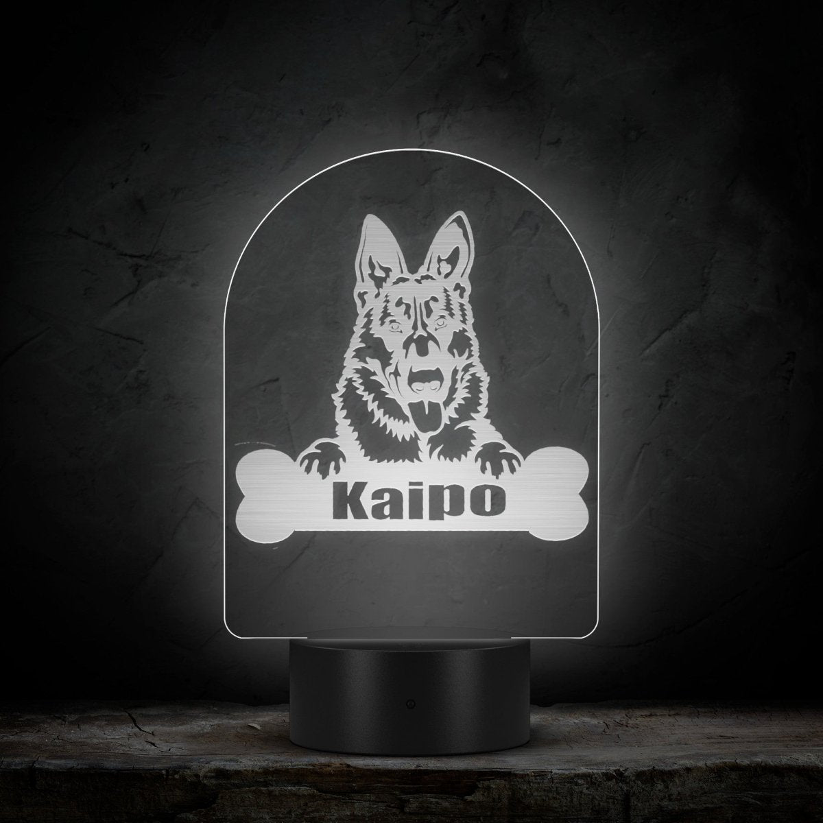 German Shephard Acrylic LED Sign - "Kaipo" – Best Friends Art